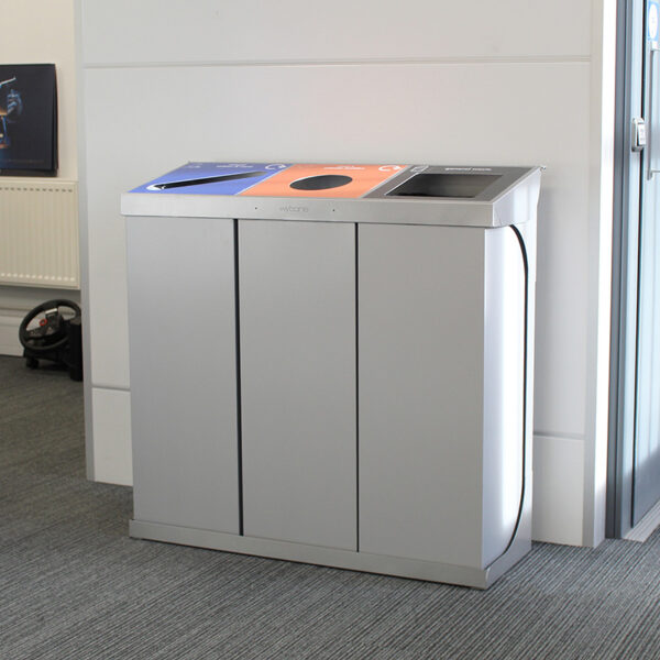 C-Bin Triple Recycling Bin - Wybone Internal Litter Bin