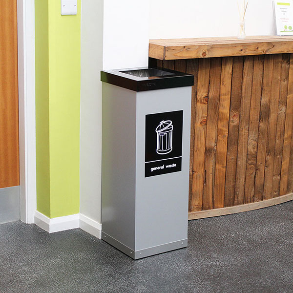 Box Cycle Single Recycling Bin | Wybone