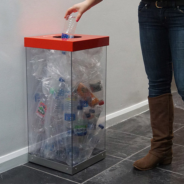 Box Cycle Single Recycling Bin | Wybone