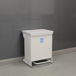 42 Litre Metal Fixed Body Clinical Waste Bin | Wybone