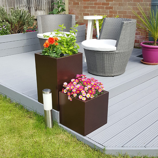 Copper Tall Flower Planter | Wybone