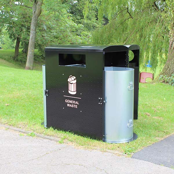 MV/35T XL Triple External Recycling Bin | Wybone