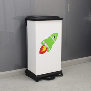 Rocket Capsule Plastic Clinical Waste Bin | Wybone