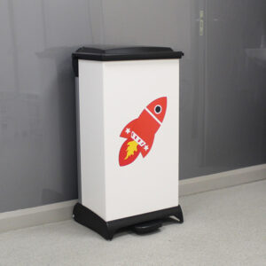 Rocket Capsule Plastic Clinical Waste Bin | Wybone