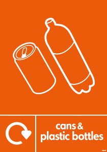 A4 Vinyl Stickers - Various Waste and Recycling Stickers | Wybone