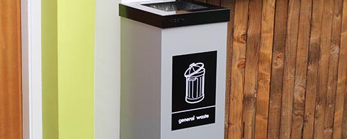 Box Cycle Single Recycling Bin | Wybone