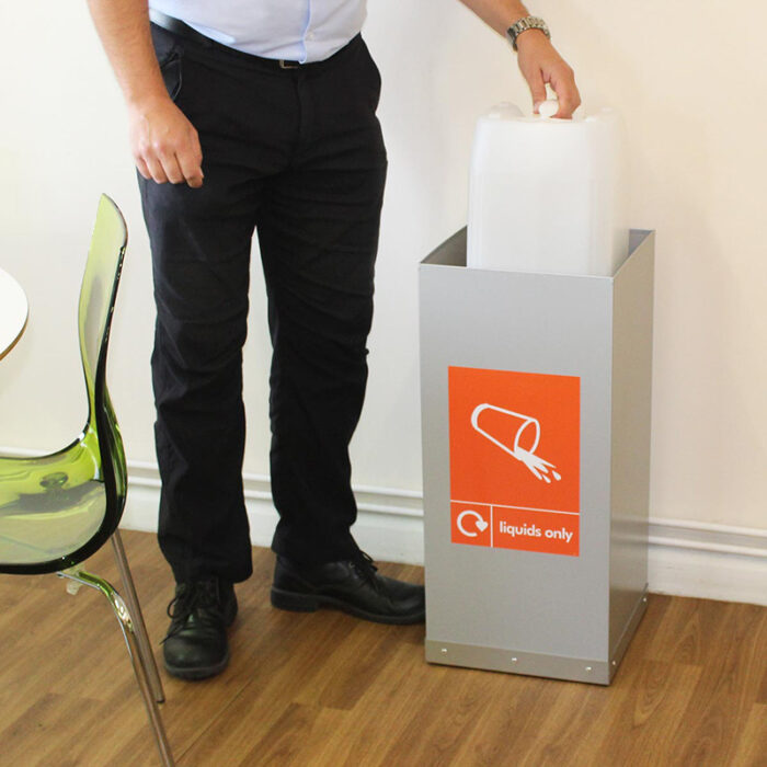 Box Cycle Single Recycling Bin | Wybone