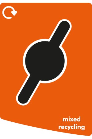 Console Triple Recycling Bin | Wybone