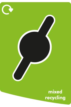 Console Triple Recycling Bin | Wybone