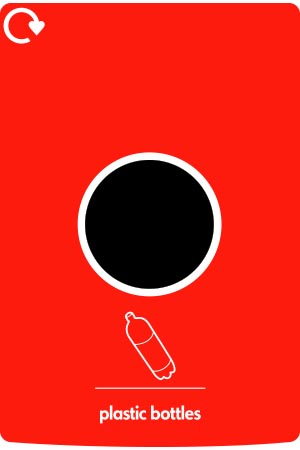 Console Triple Recycling Bin | Wybone