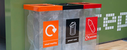 Box Cycle Double Recycling Bin