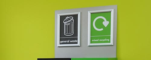 C-Bin Double Recycling Bin | Wybone Internal Litter Bin