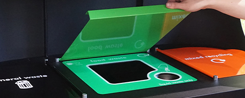 Torpedo Triple External Security Bin with Hood | Wybone