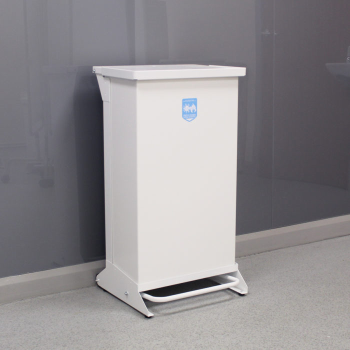 80 Litre Metal Hands-Free Clinical Waste Bin | Wybone