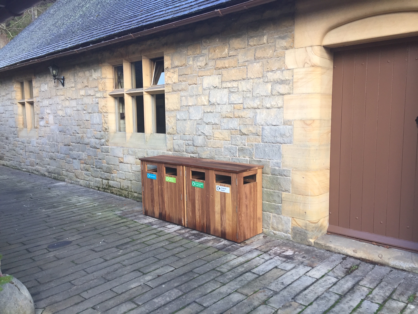 Wybone Supplies FSC Certified Iroko Bins to Cragside National Trust Site | Wybone