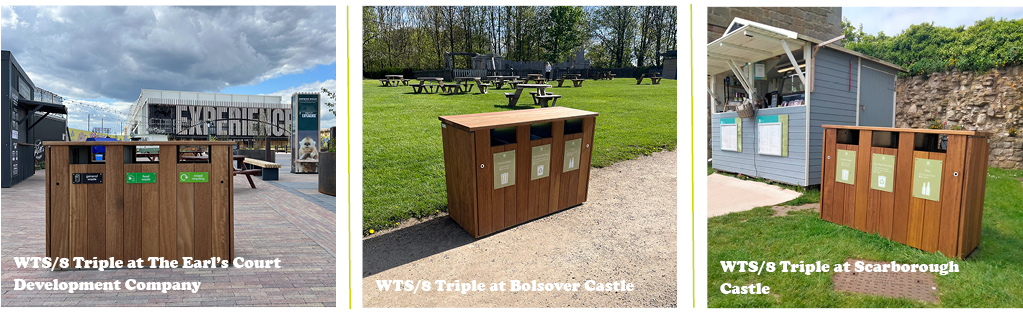 Wybone Go Above and Beyond to Supply Our New WTS/8 Triple Litter Bins | Wybone