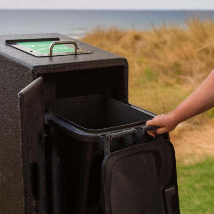 Never Rust Food Waste Wheelie Bin Housing | Wybone
